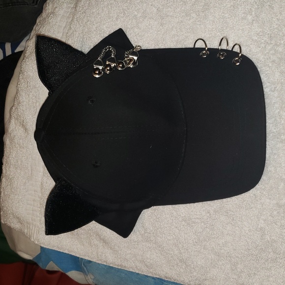 Accessories | Cat Ears Piercings Adjustable Cap | Poshmark